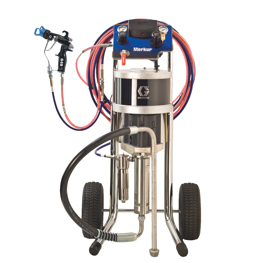 Graco Merkur Fine Finish Pump Sprayer 48:1 ratio » Blast Booths Spray Paint Booths Abrasives ...