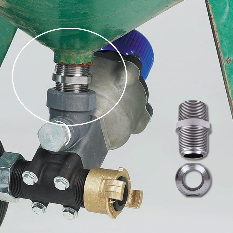 Long Life Pot Connector » Blast Booths Spray Paint Booths Abrasives ...