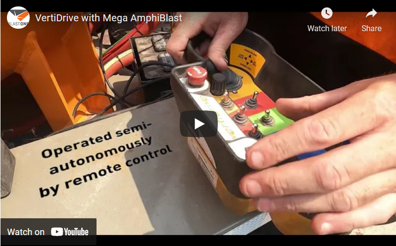 VertiDrive V700 Blasting Robot - Versatile Cleaning and Blasting ...