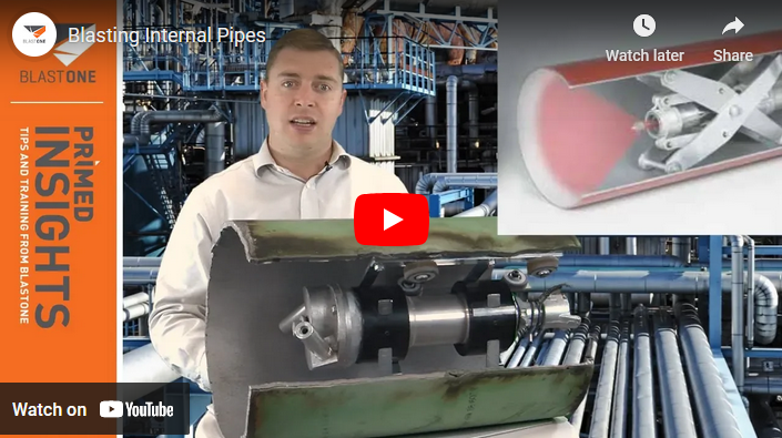 Blasting Internal Pipes | Blast Booths Spray Paint Booths Abrasives ...