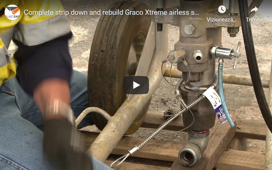 Complete strip down and rebuild Graco Xtreme airless spray pump lower | Blast Booths Spray Paint ...