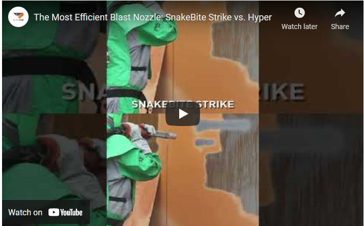 The Most Efficient Blast Nozzle: SnakeBite Strike vs. Hyper | Blast ...