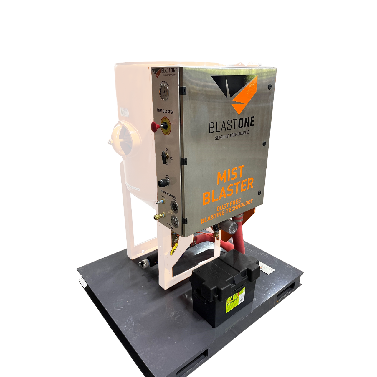 MistBlaster® Combo Skid & Portable Wet/Dry 6.5CF – High-Efficiency Blasting